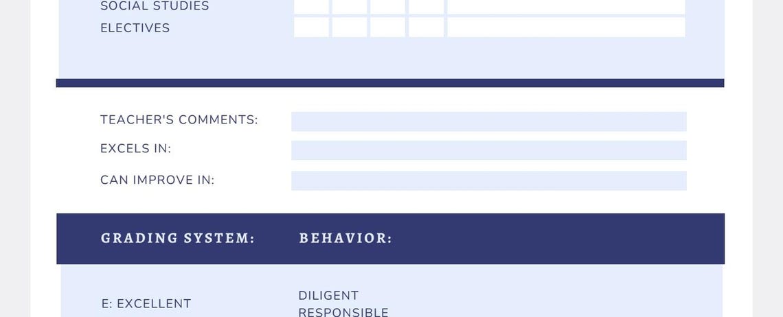 Homeschool Progress Report Printable | Student Academic Record | Easy ...