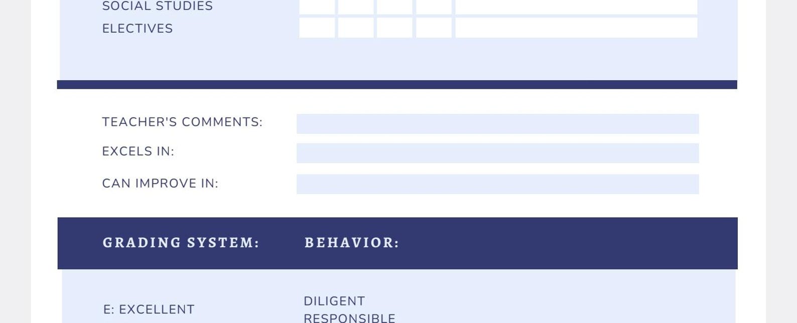 Homeschool Progress Report Printable | Student Academic Record | Easy ...