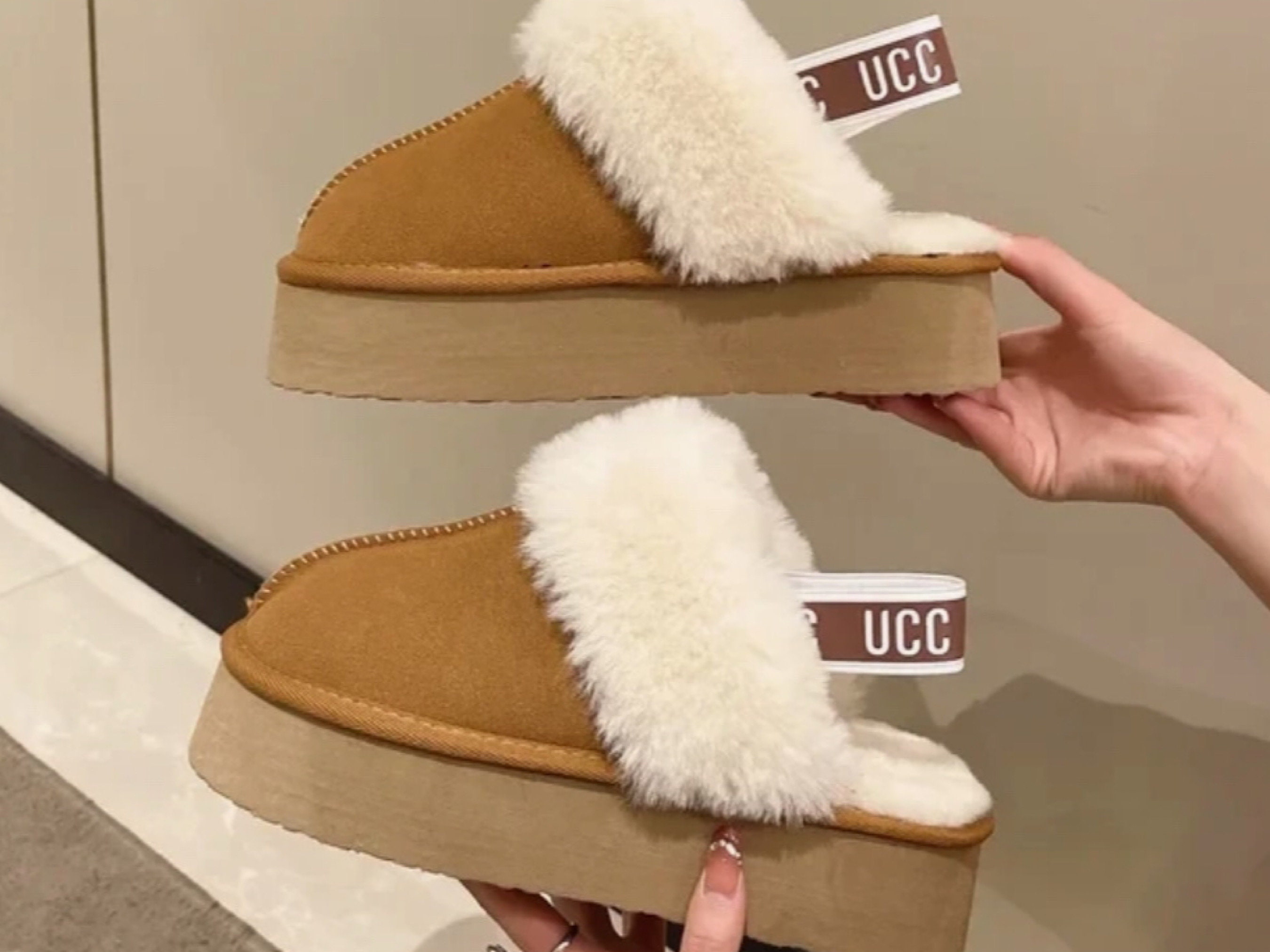UGG Ultra Mini Dupe Strap Slippers for Women - Etsy