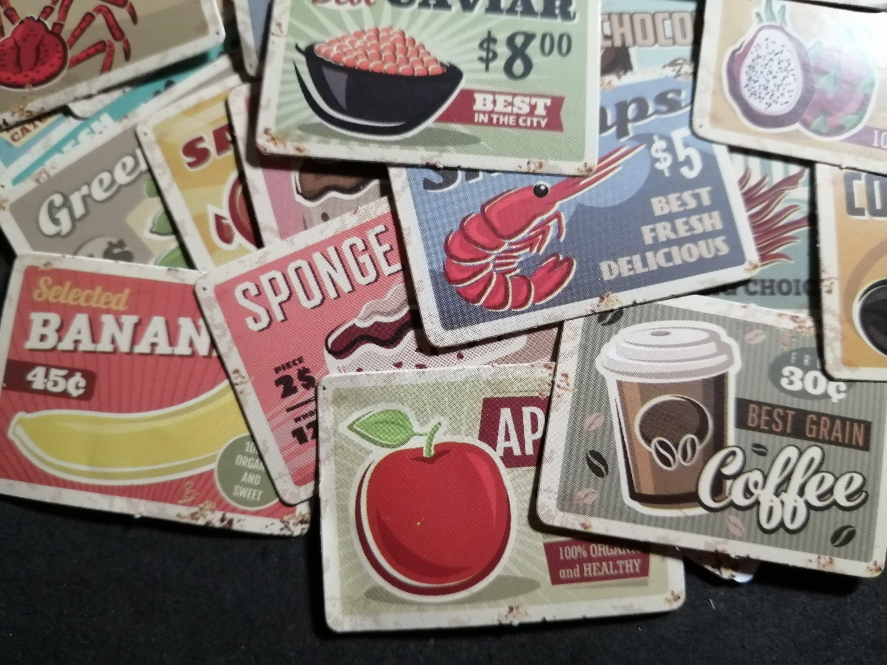 Vintage Food Labels Stickers Pack of 45 - Etsy