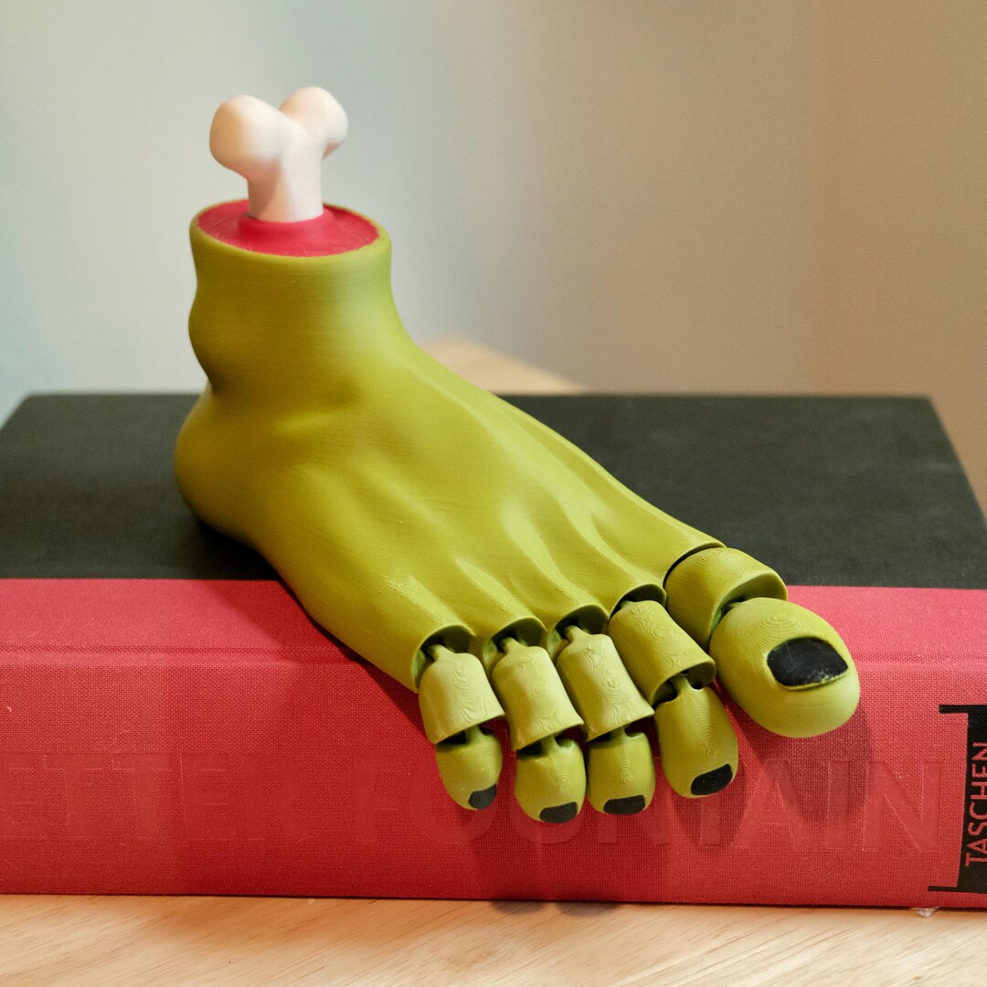 Zombie Foot - Articulated Floppy Hand - Gift for Spooky Lover ...