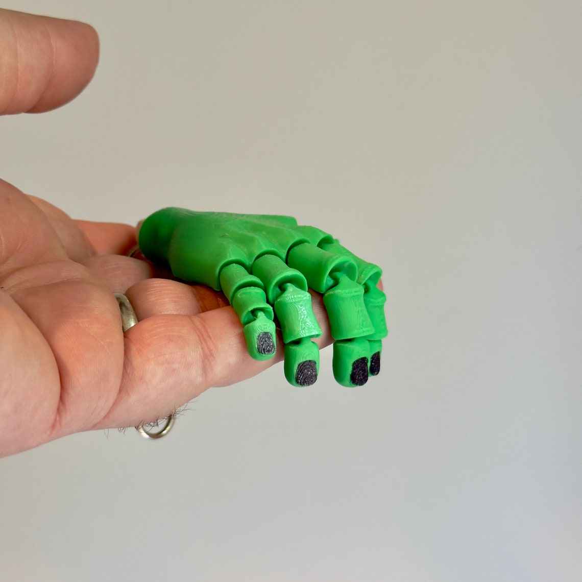 Zombie Hand Keychain - Gothic Backpack Zipper Charm - Gift for Spooky ...