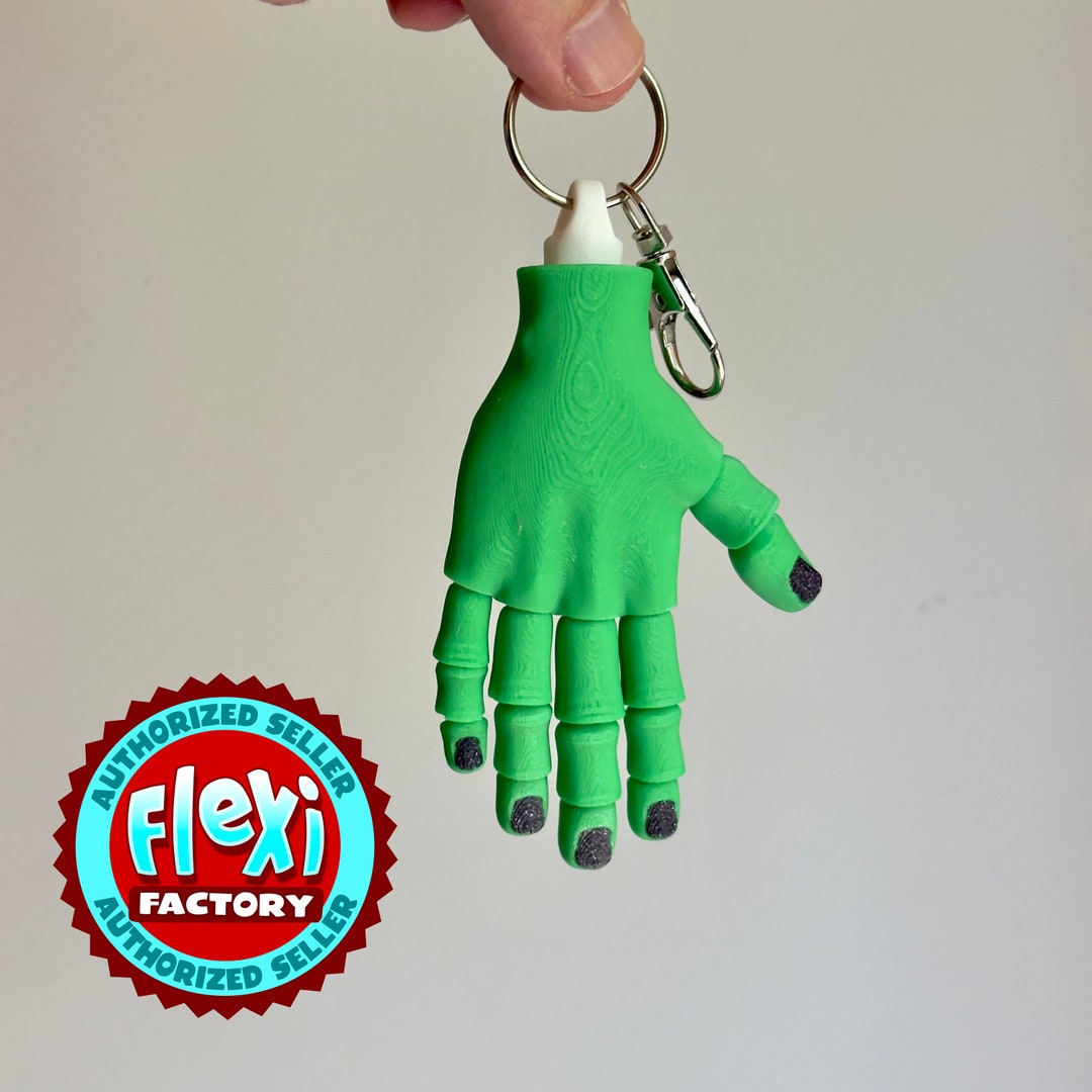 Zombie Hand Keychain - Gothic Backpack Zipper Charm - Gift for Spooky ...