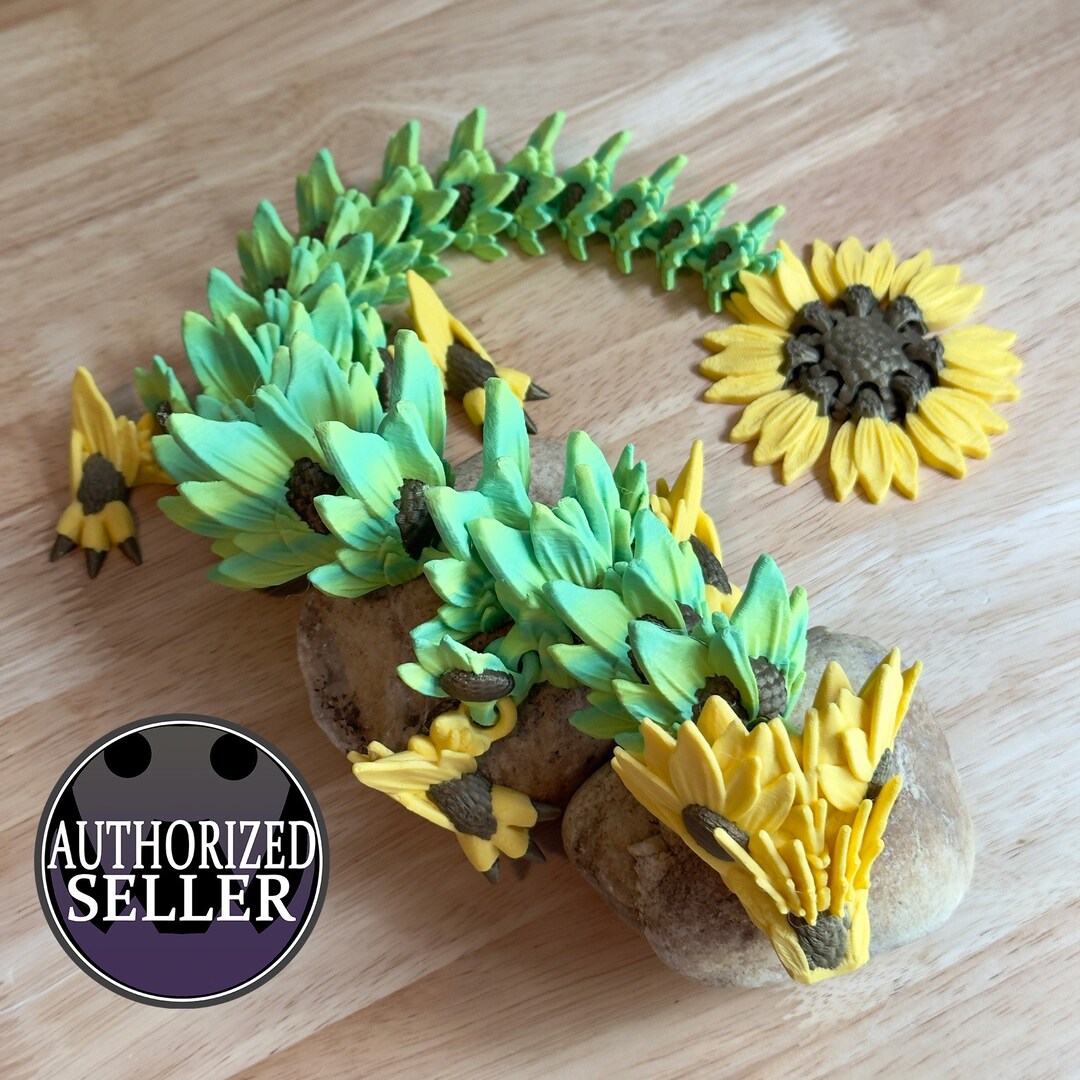 Beautiful Sunflower Dragon - Summer Edition - Gift for the Gardener ...