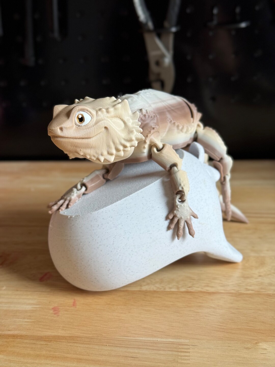 Bearded Dragon Flexi Articulated Fidget Toy 3D Printed Matmire Makes - Etsy