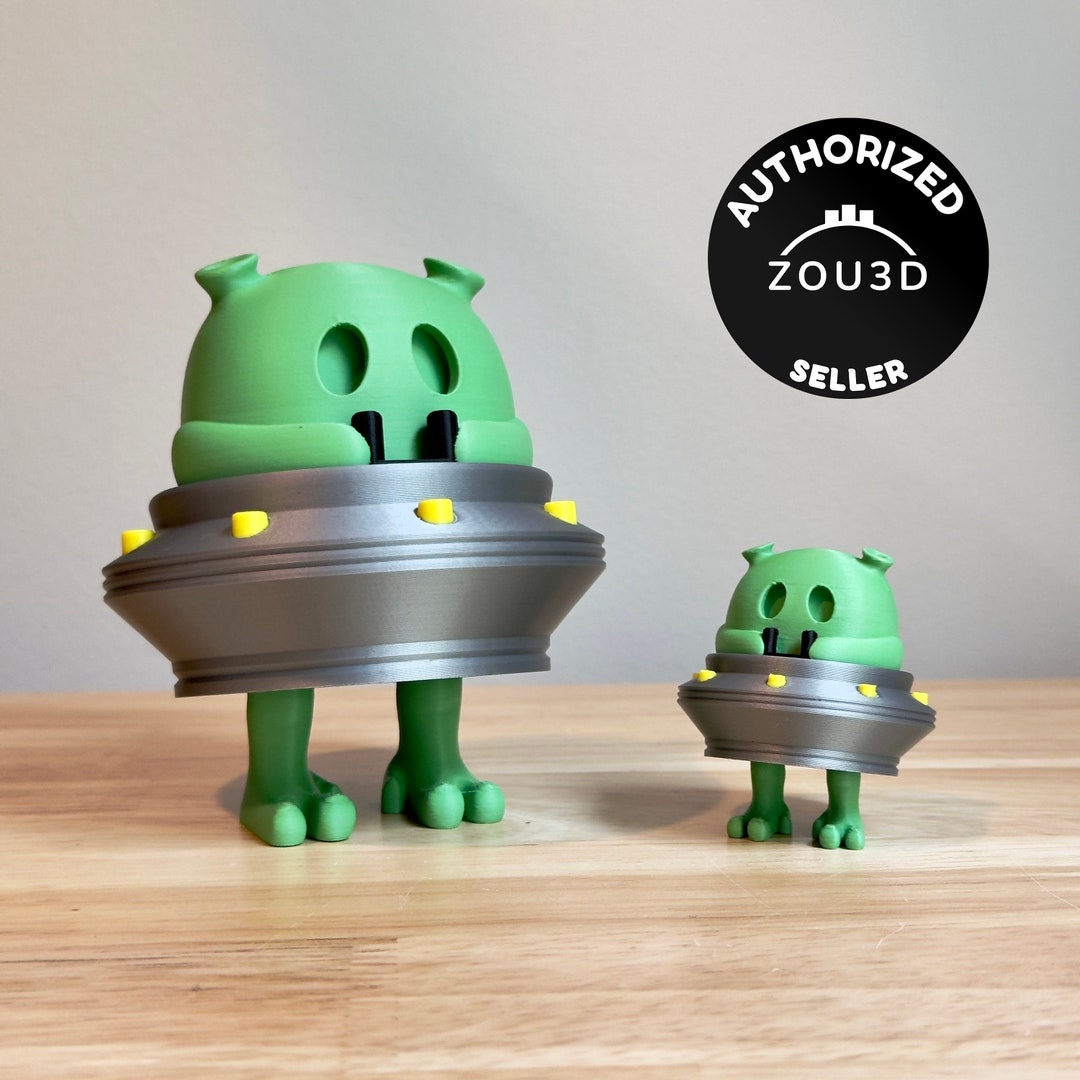 Cute Alien Space Ship Figure - Flexi Articulated Fidget Toy - Gifts for ...
