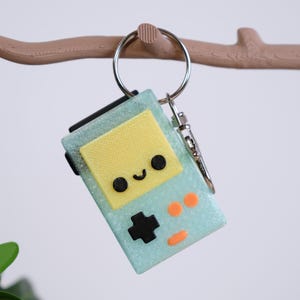 Retro Game Console Keychain - Cute Bag Charm for Keys and Backpacks ...
