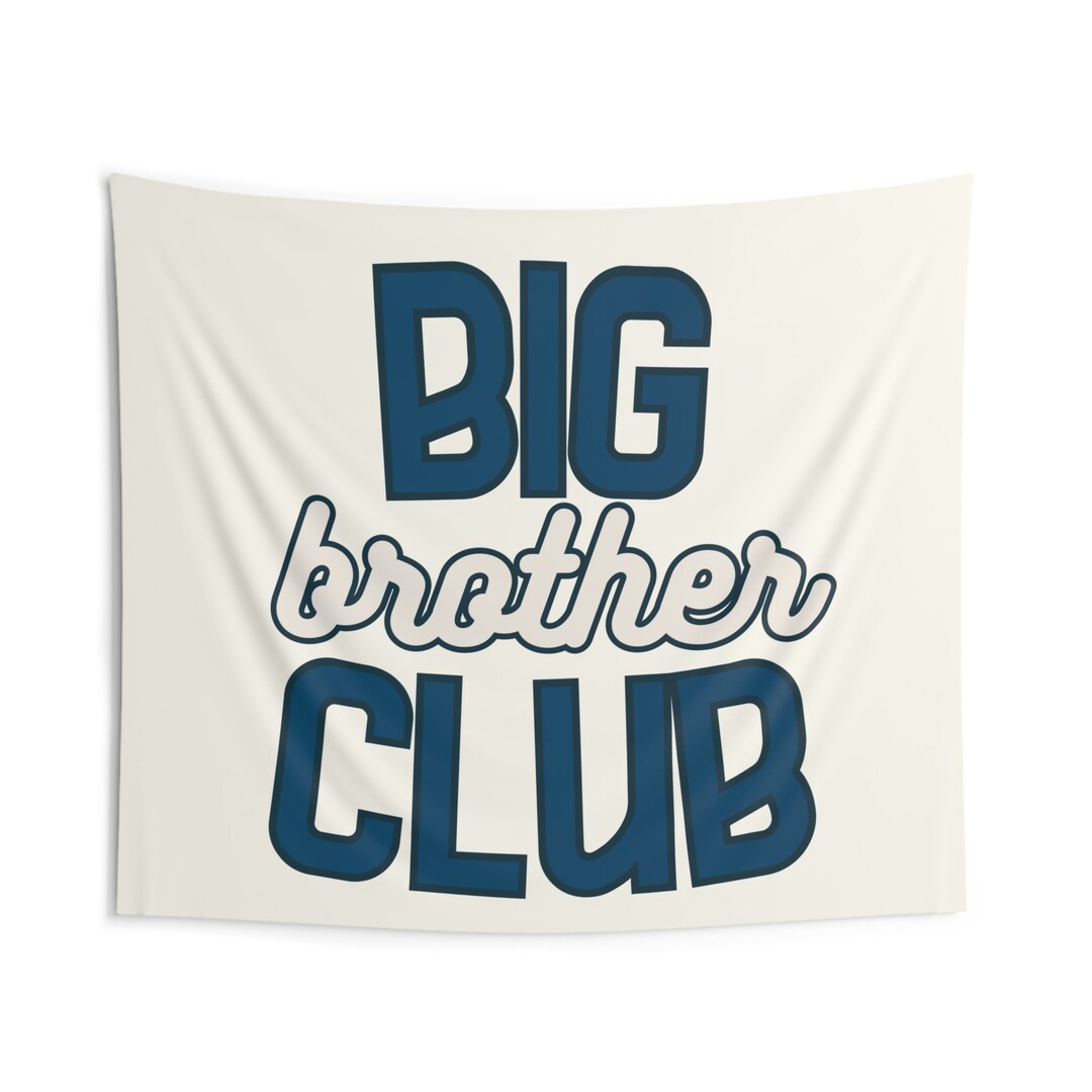 Big Brother Club Wall Tapestry, Kid, Newborn, Children Room Decor ...