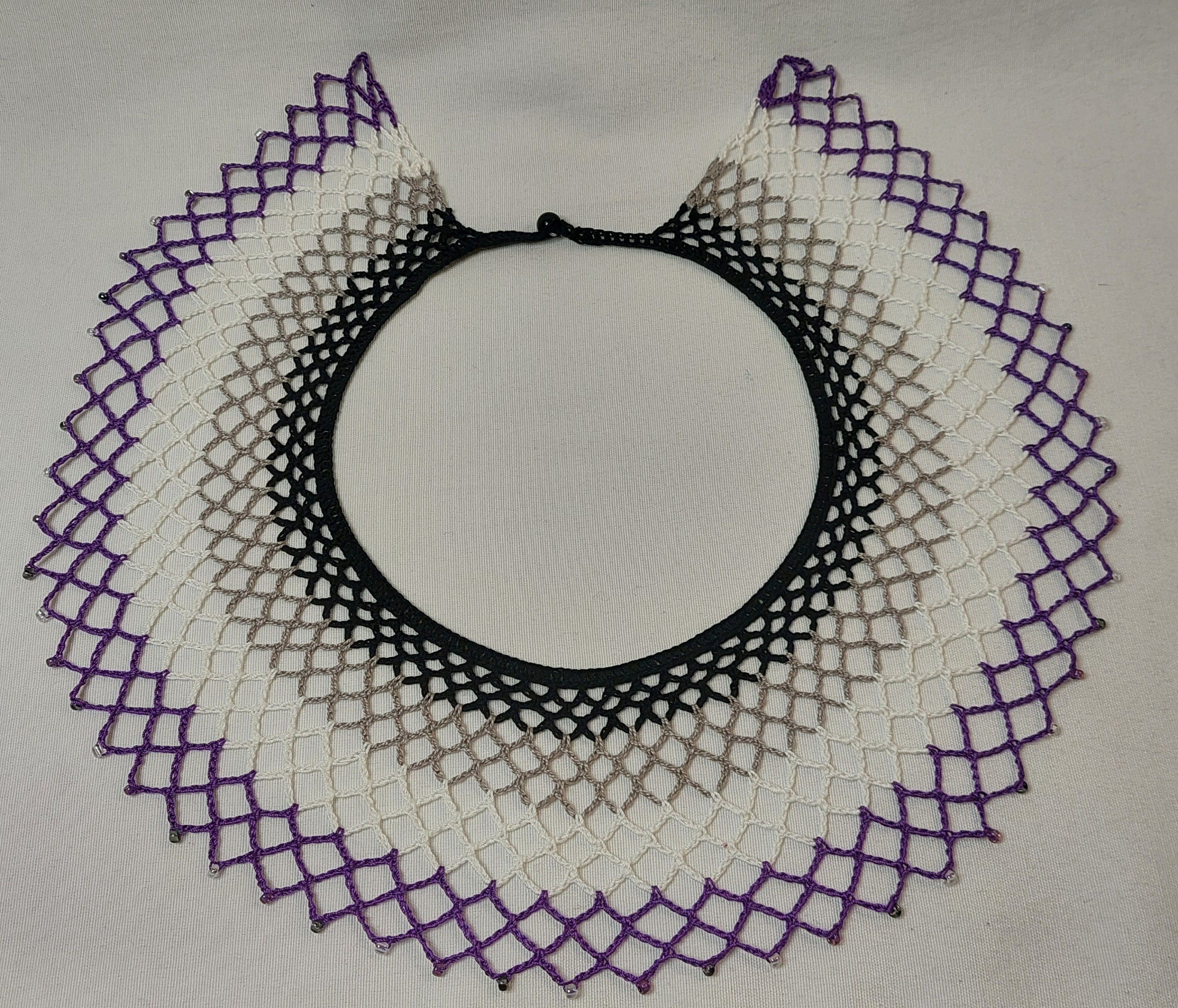 RBG Inspired Crochet Collar - Wide (4") Version - Etsy