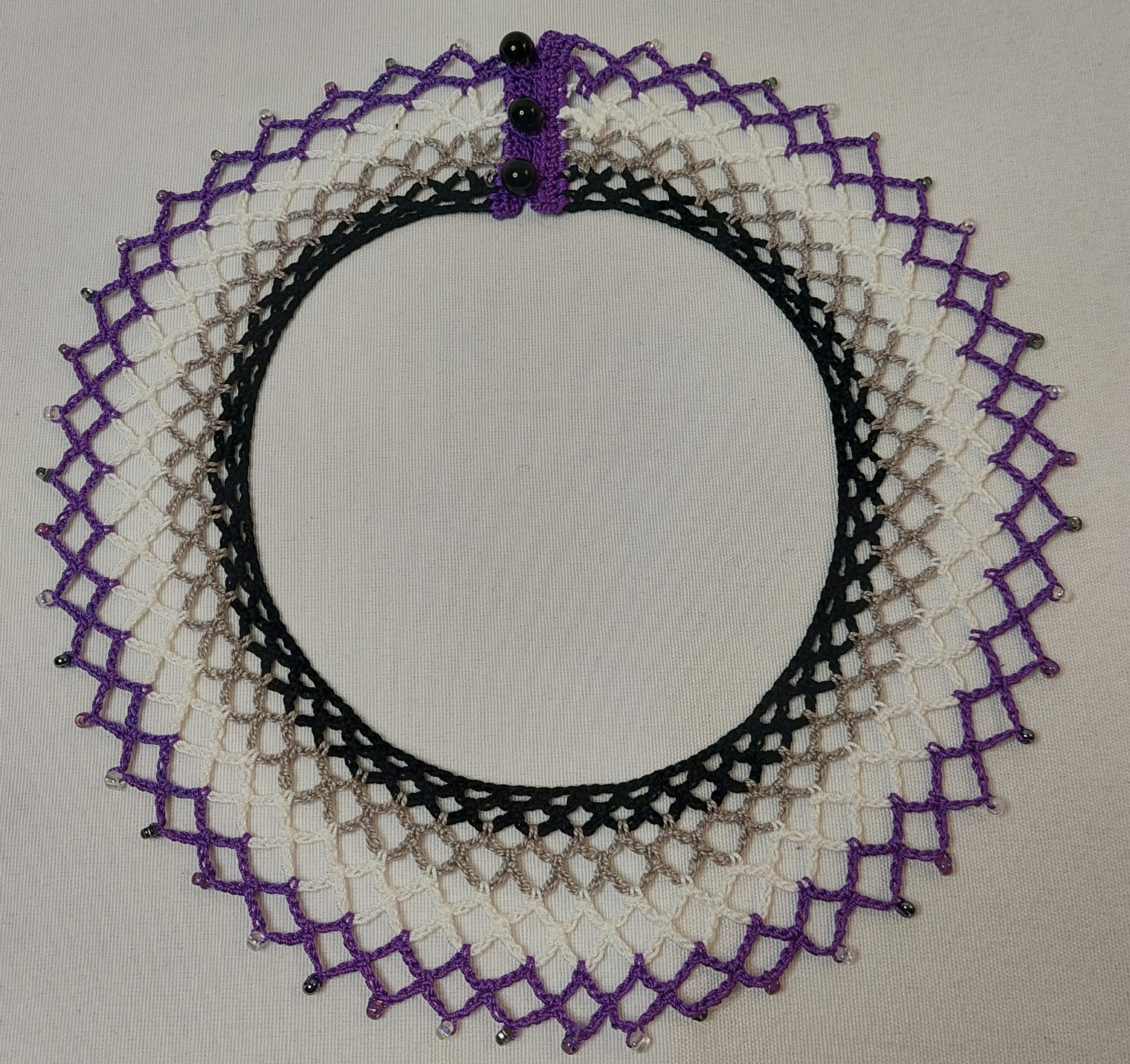 RBG Inspired Crochet Collar - Narrow (2") Version - Etsy