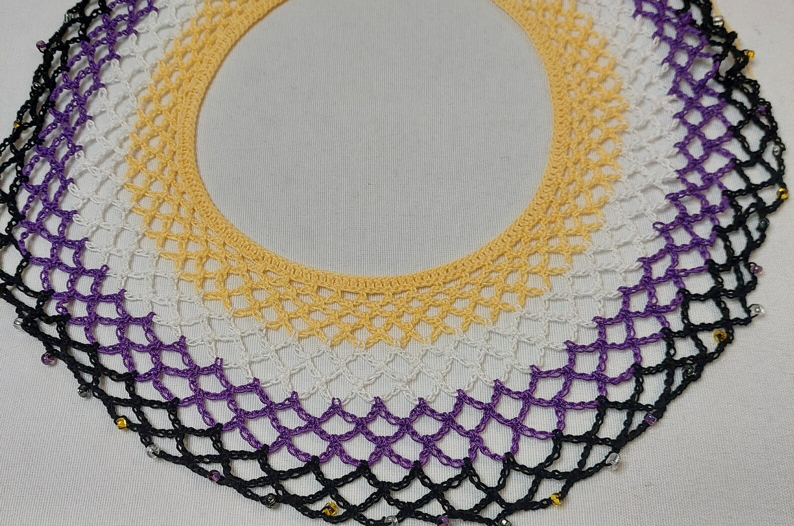 RBG Inspired Crochet Collar - Wide (4") Version - Etsy
