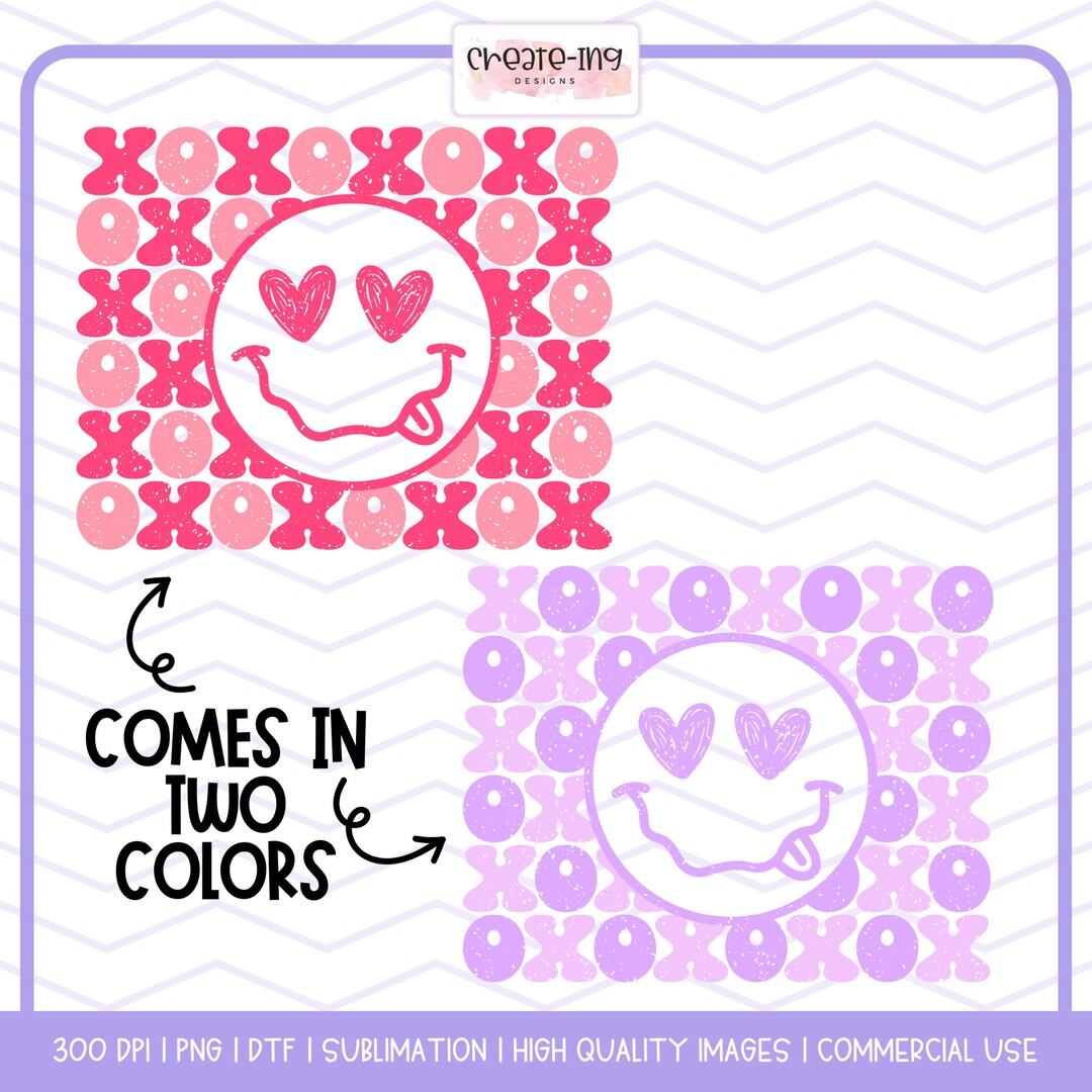 XOXO Png, XOXO Smiley Png, Pink XOXO Png, Purple Xoxo Png, Valentines ...