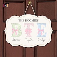 Dorm Sign Name Pennant - Etsy