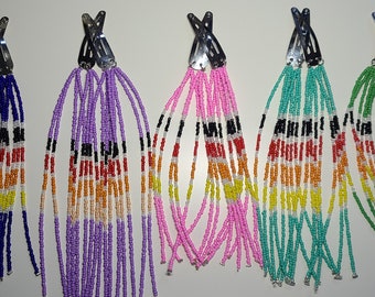 Beaded Hair Clips - Etsy