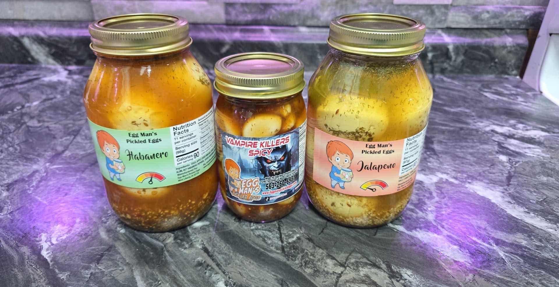 Egg Man's SPICY Pickled Garlic - Vampire Killer - Spicy - Etsy