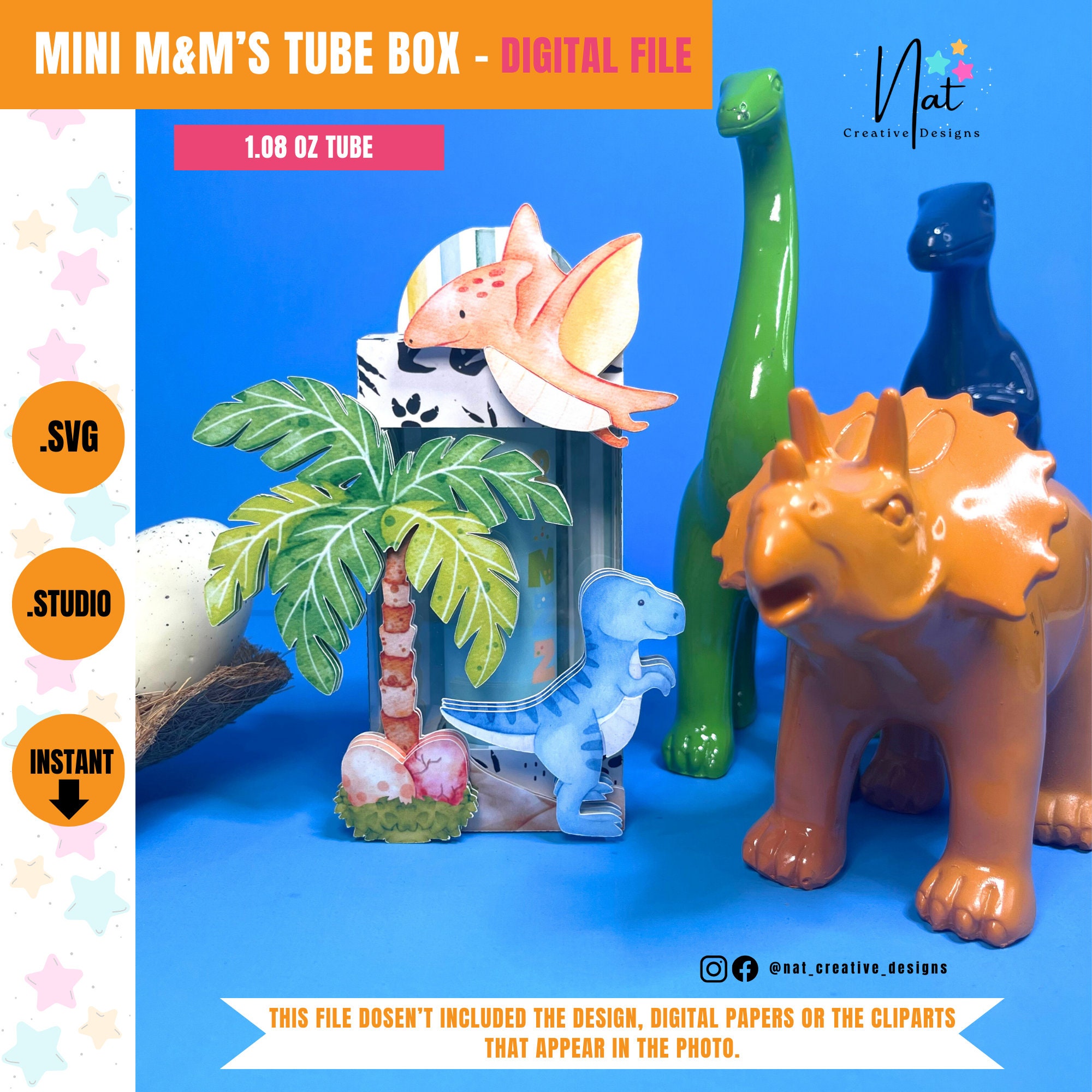 Mini M&m's 1.08 Oz Tube Box, MM Box Template, Chocolate Box File ...