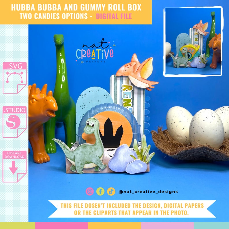 Hubba Bubba and Gummy Roll Box Template, Hubba Bubba Box Template ...