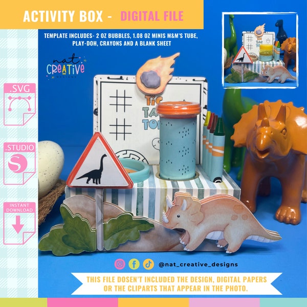 Activity Box Template - Etsy