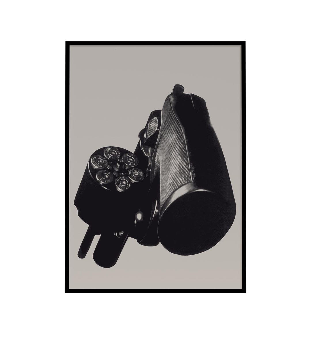 Revolver Poster, Pistol Andy Warhol Weapon Print, Handgun Poster Gift ...