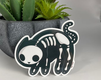 Hello Kitty Pink Skeleton HOLOGRAPHIC Sticker Vinyl Stickers, Sticker ...