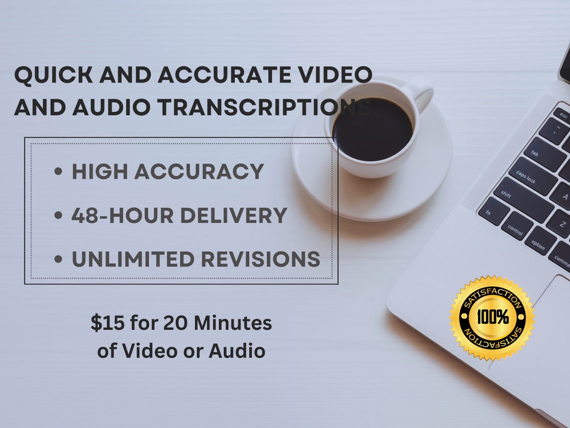 Transcriptions for Any Video or Audio That is Under 20 Minutes to Text ...