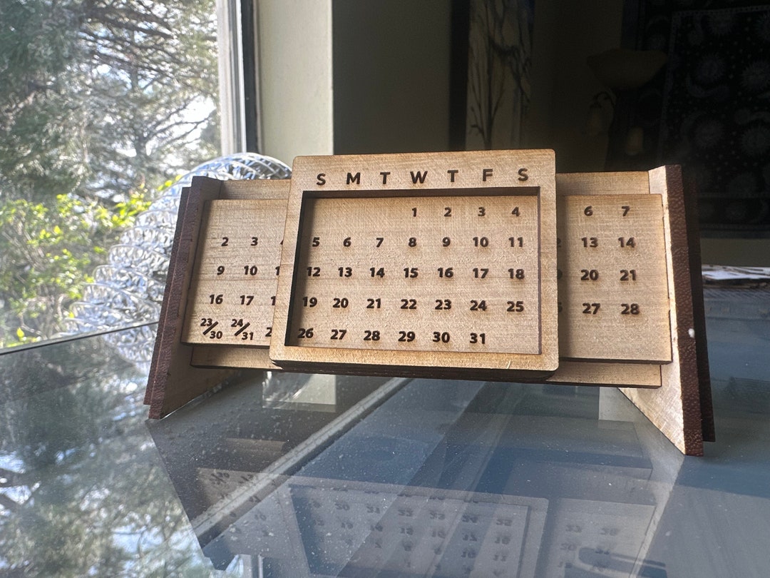 Sliding Calendar - Etsy