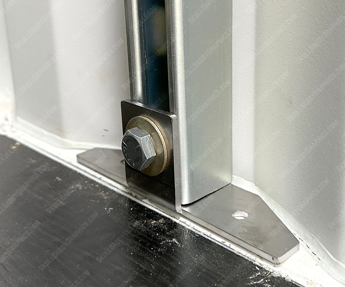 Pair (2) of Cargo Conex Shipping Container Brackets for Unistrut Superstrut Mounting Side Walls ...