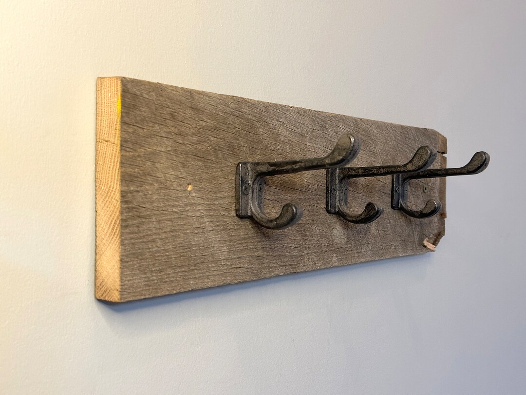 Authentic 100 Plus Year Old Reclaimed Midwestern Barnwood Coat Hanger ...