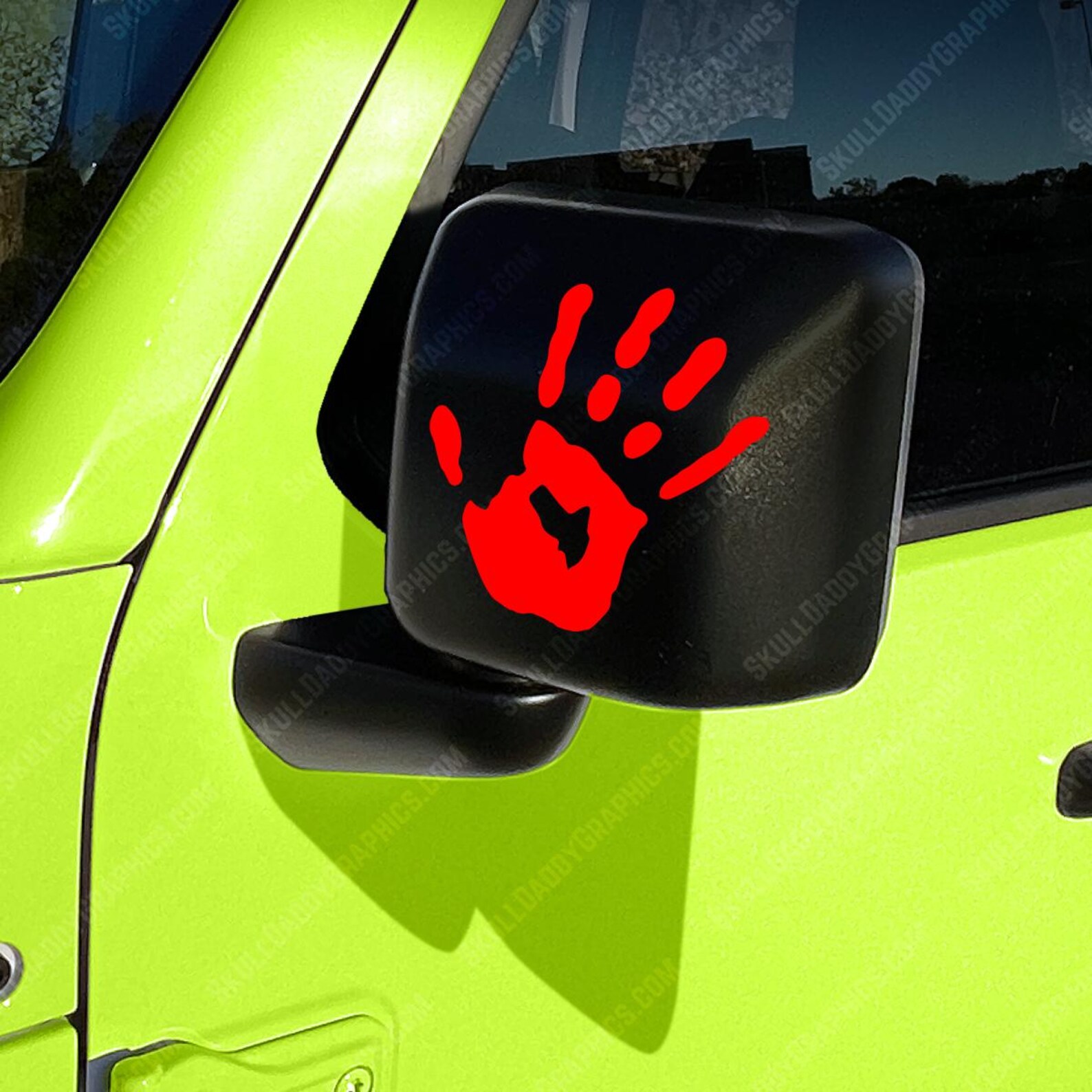 Hand Wave Pair (x2) Decals Stickers Compatible With Jeep Wrangler ...