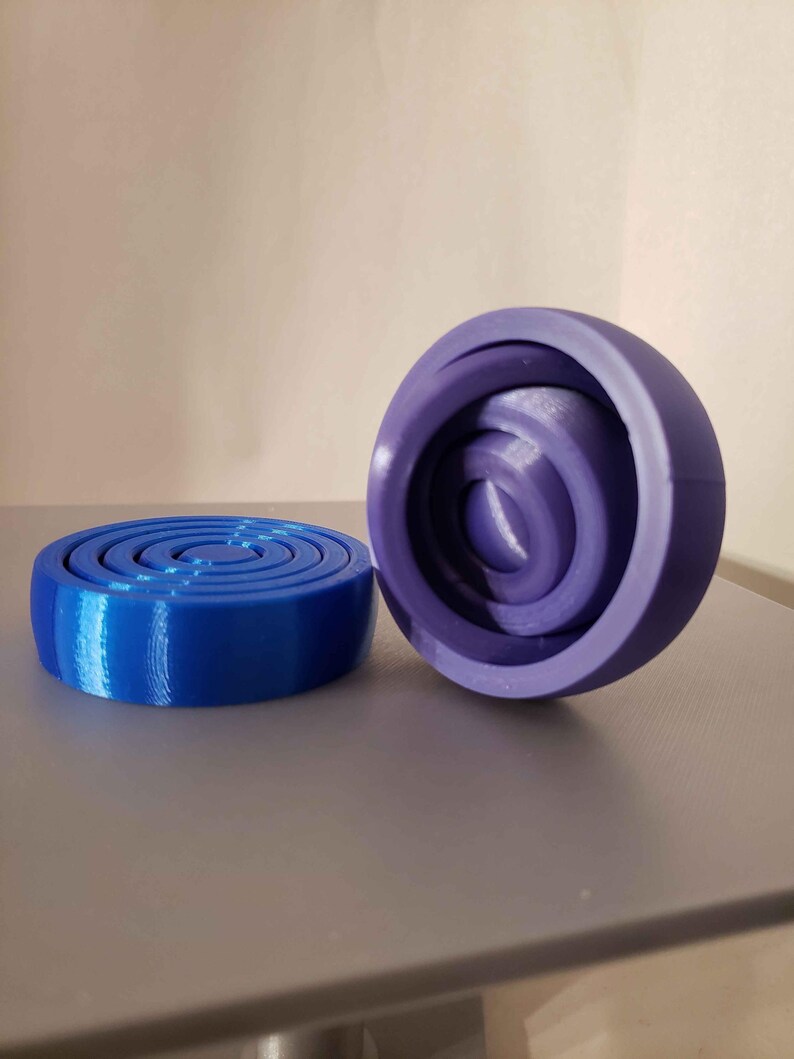 Customizable Spinning/rotating Rings Tactile Fidget Toy 3D Printed 10 ...