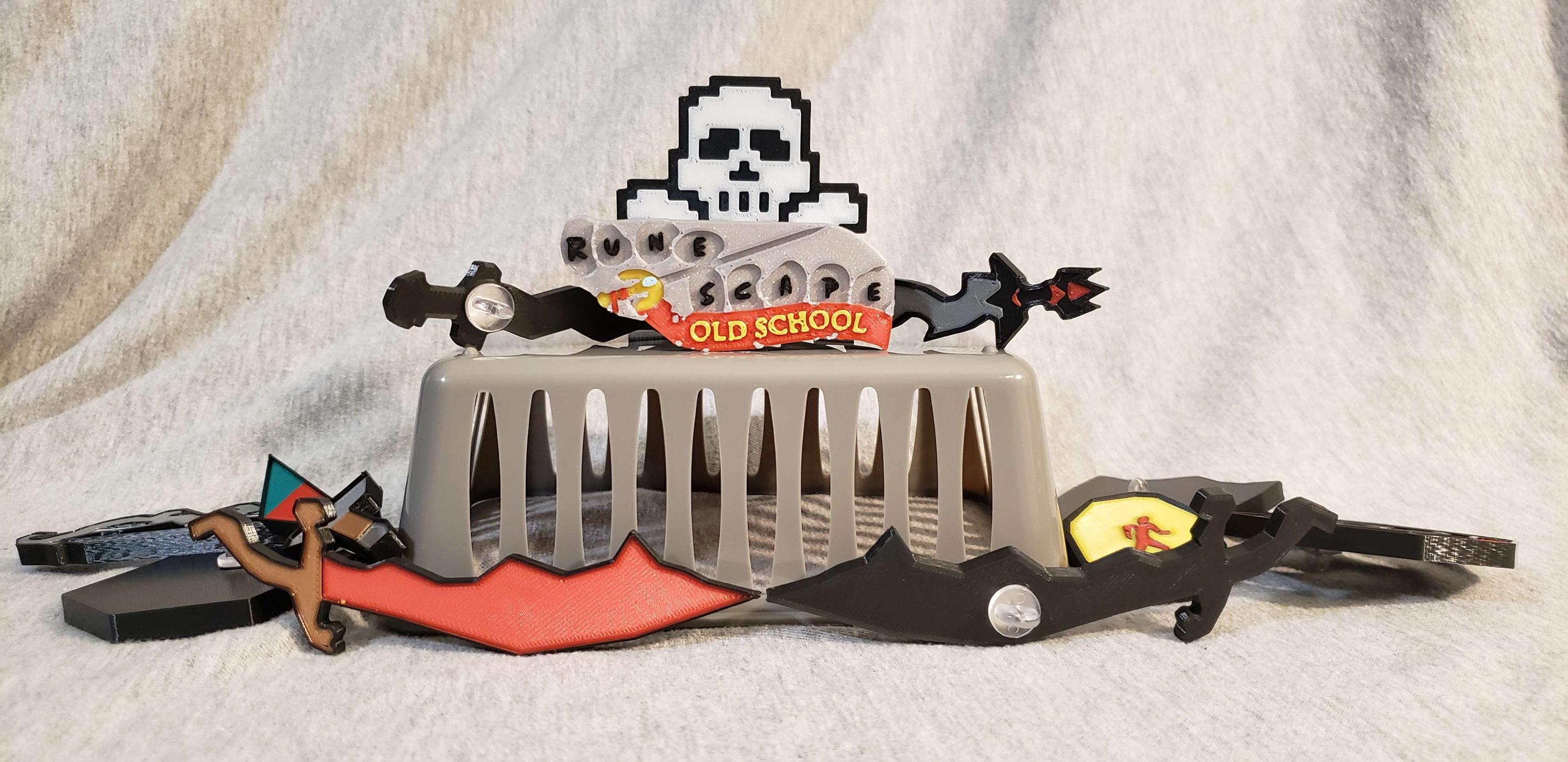 OSRS Item Pin: Runescape Inspired Customizable 3D Printed Pin - Etsy