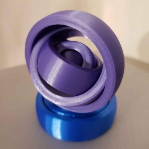 Customizable Spinning/rotating Rings Tactile Fidget Toy 3D Printed 10 ...