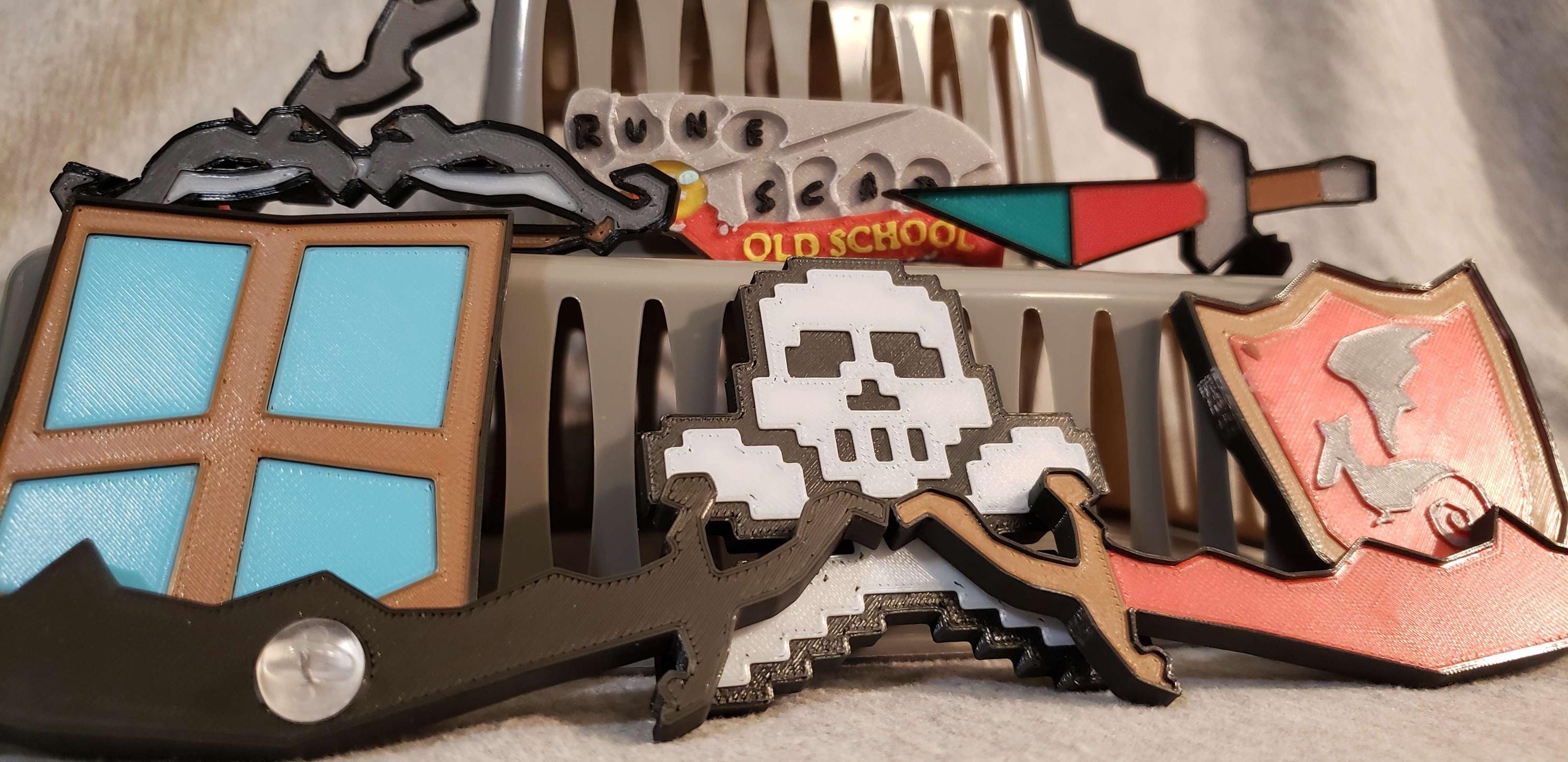 OSRS Item Pin: Runescape Inspired Customizable 3D Printed Pin - Etsy