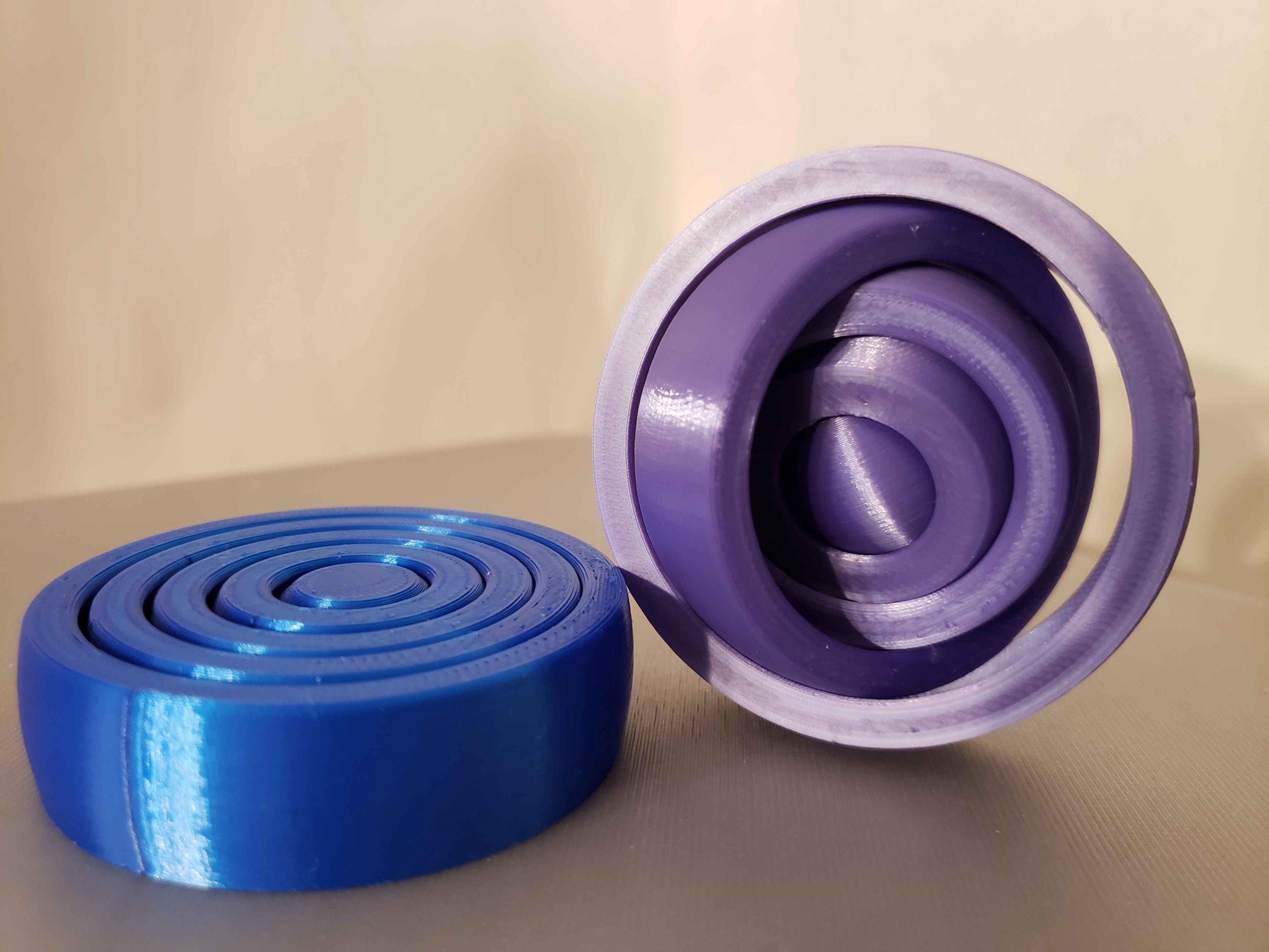 Customizable Spinning/rotating Rings Tactile Fidget Toy 3D Printed 10 ...