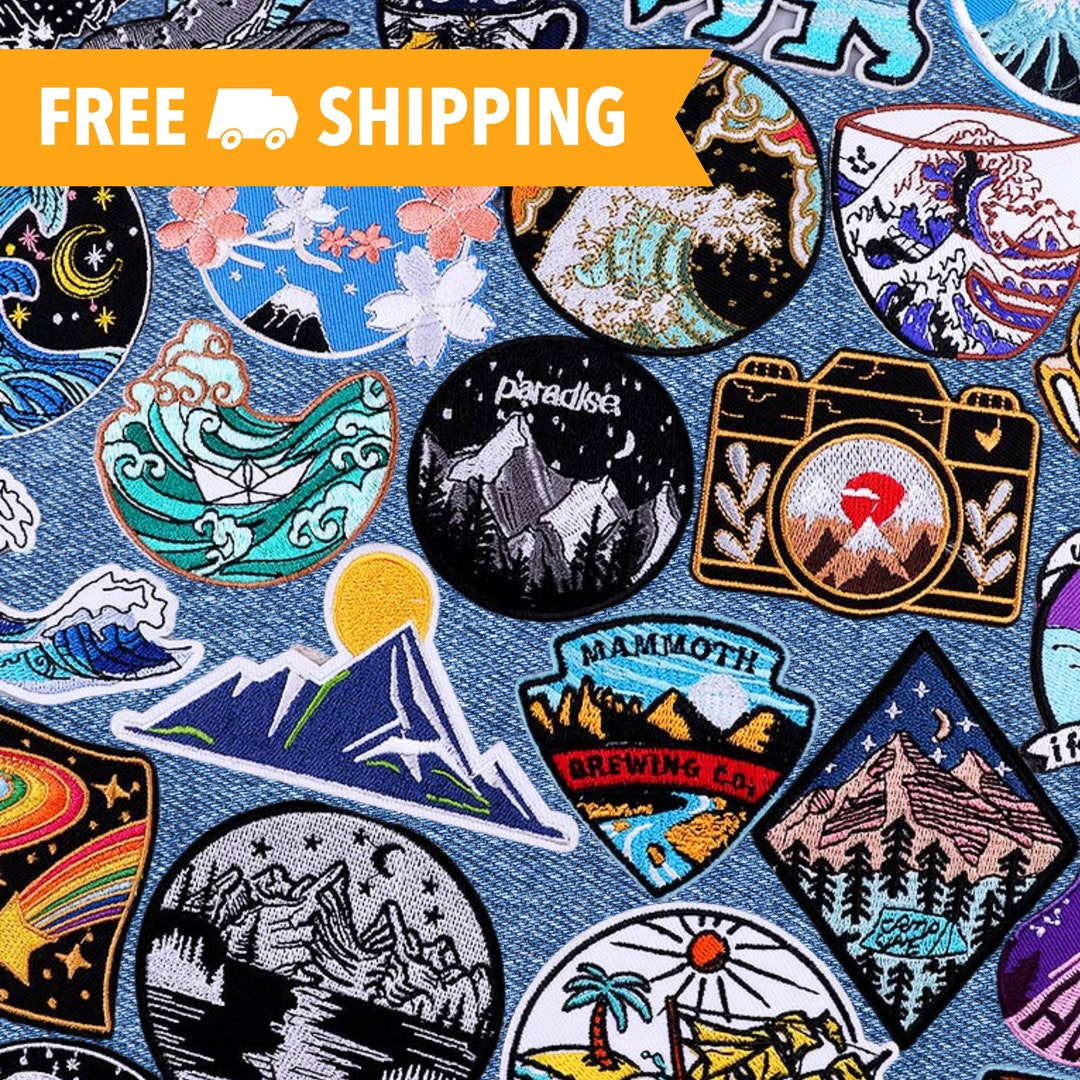 Celestial Adventures Patches Iron on Space Wardrobe Accessories Clothes ...
