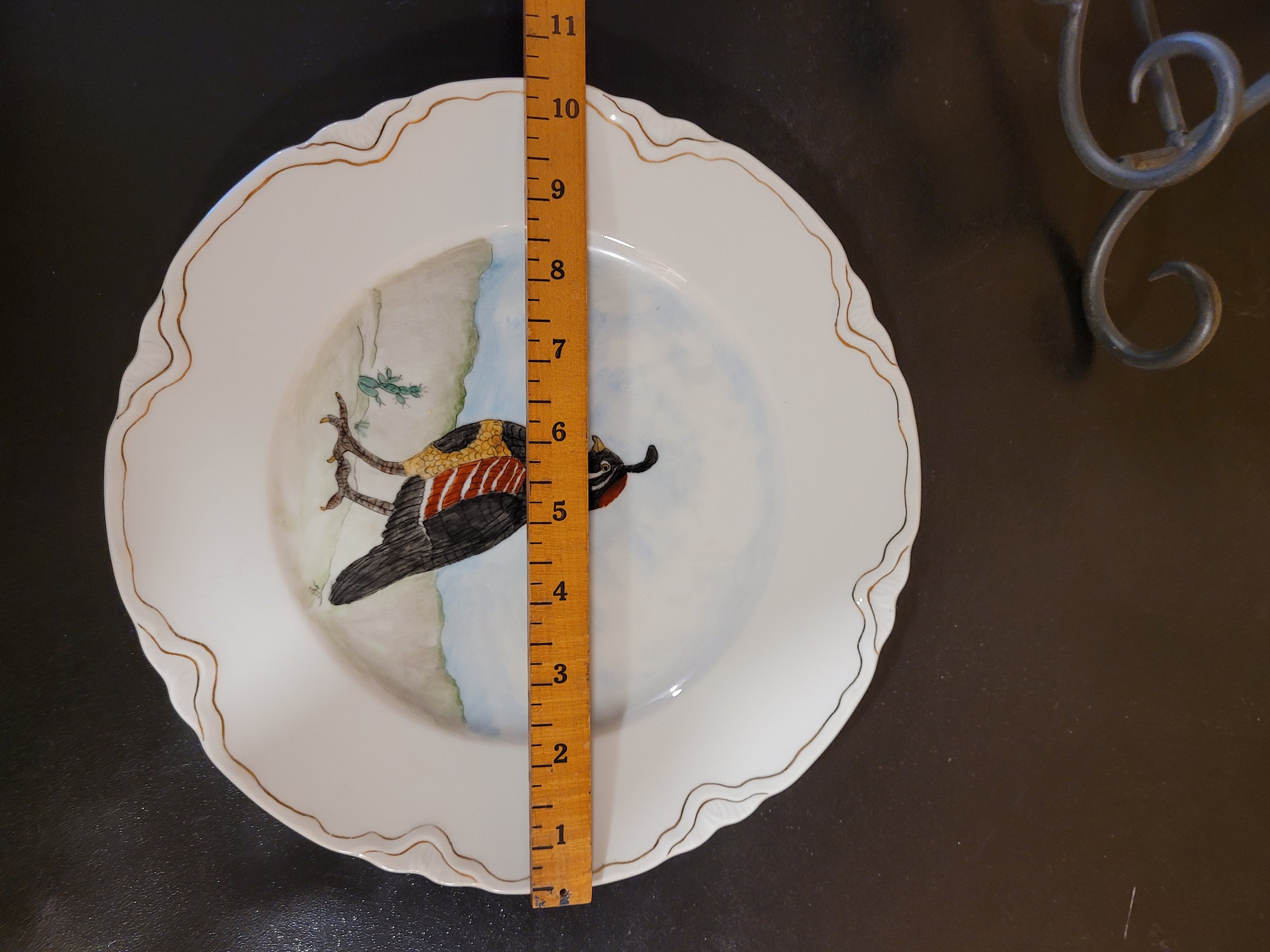 Vintage Hand-painted Quail Plate From Nebraska Artist - Etsy