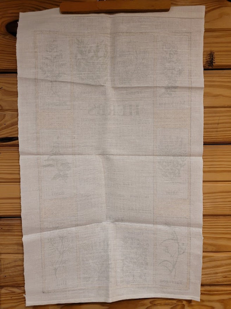 1991 Linen Tea Towel Calendars - Etsy