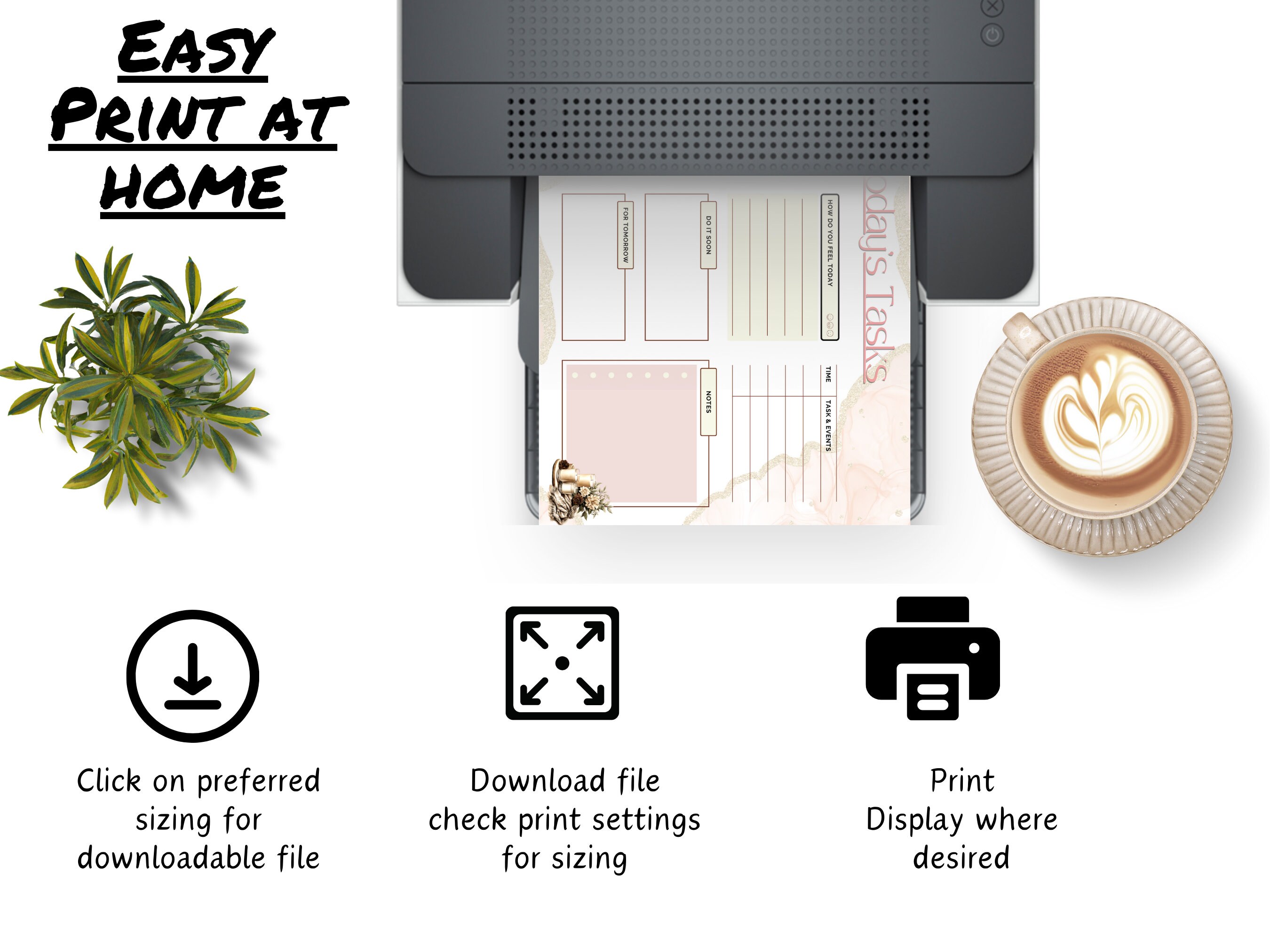 Printable Daily to Do List for Moms / Easy Digital Task Organizer ...