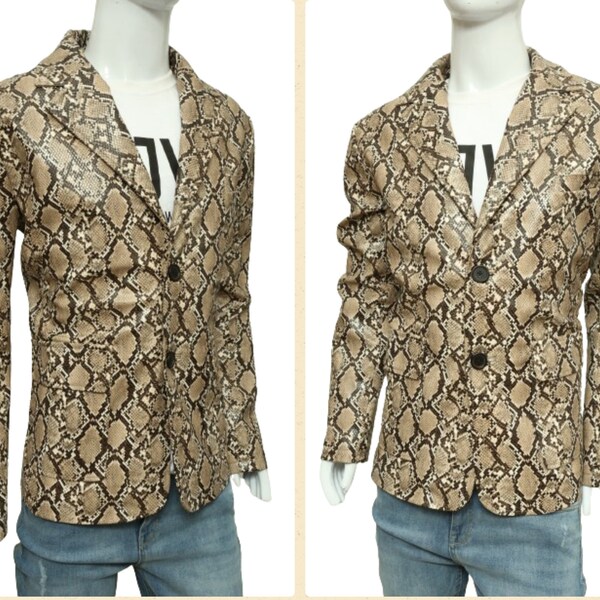 Snake Skin Jacket - Etsy