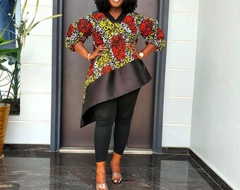 African Print Ankara Top, Ankara Top, African Print Crop Top, Women Ankara Top, Ankara Top ...