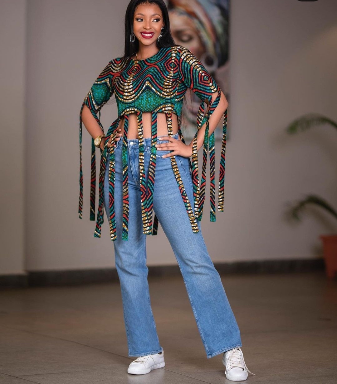 African Print Ankara Top, Ankara Top, African Print Crop Top, Women Ankara Top, Ankara Top ...