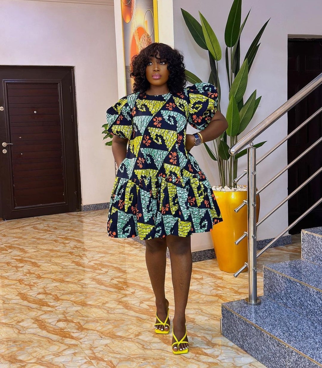 African Print Shift Dress / African Print Ankara Dress / Ankara Classy ...