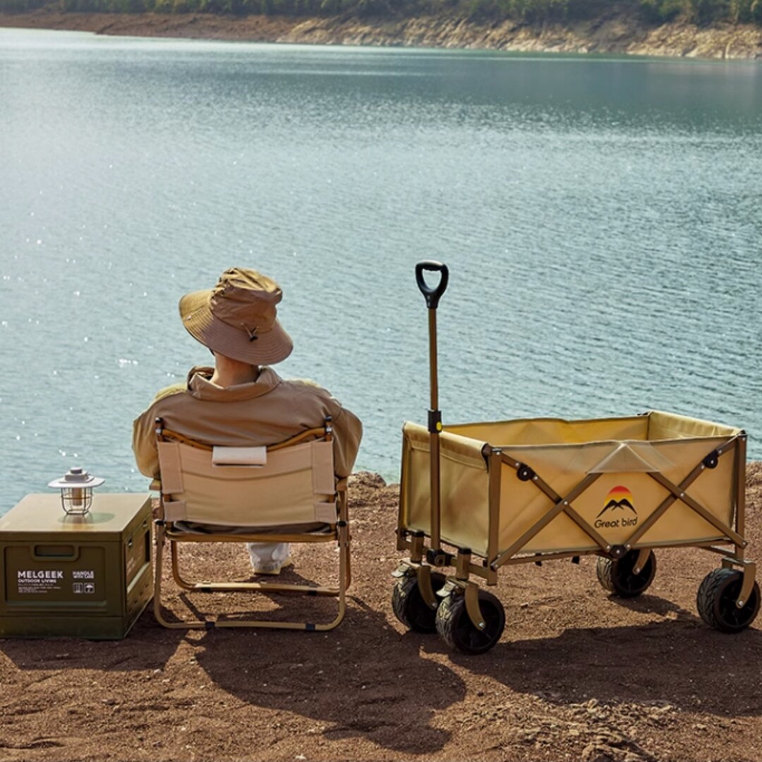 Foldable ATV Large Capacity, Van Trolley Heavy Duty Foldable With Large ...