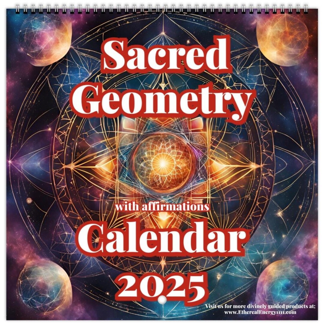 Sacred Geometry Calendar 2025 | Holistic | Metaphysical | New Age ...