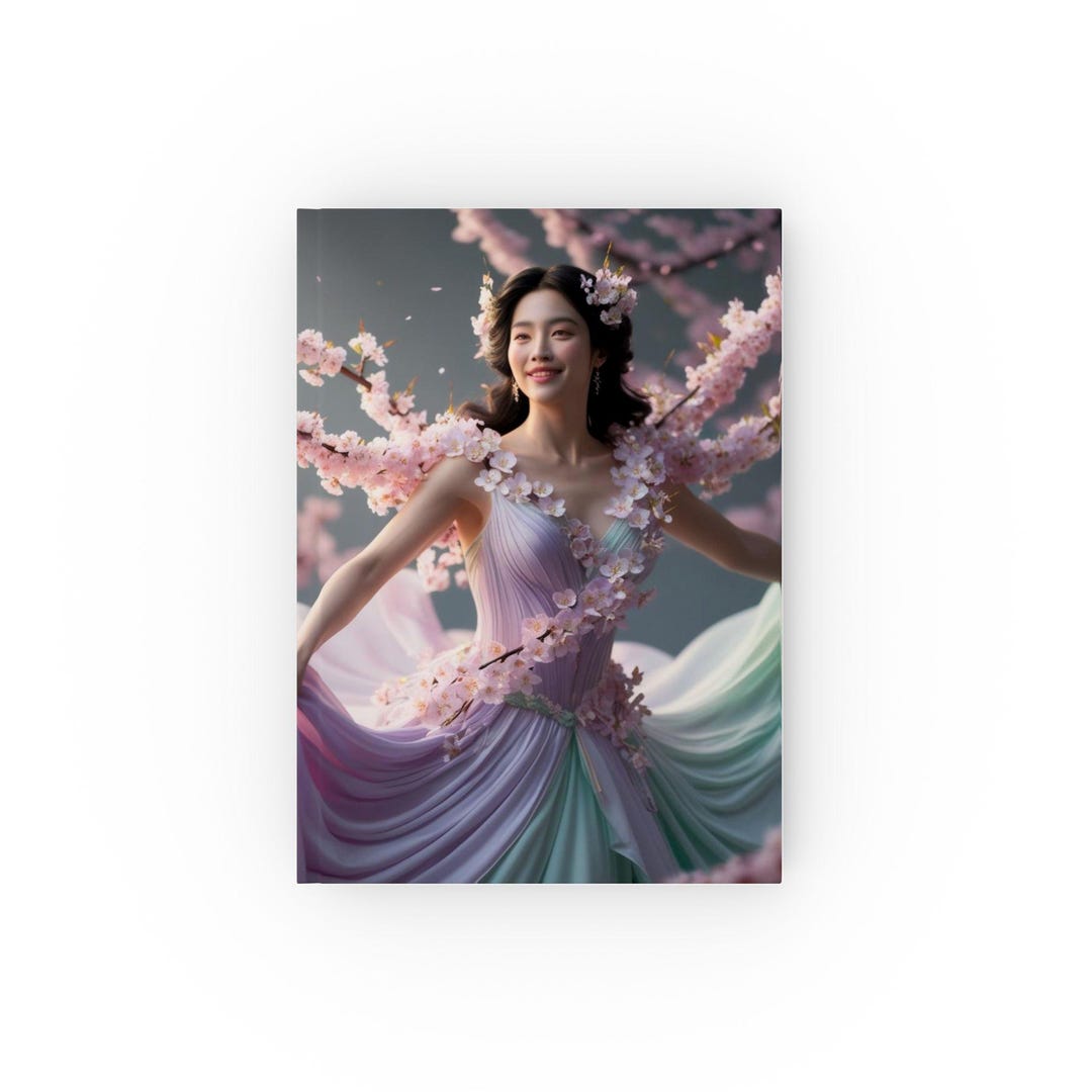 Cherry Blossom Goddess Journal | Affirmation Notebook | Christmas Gift ...
