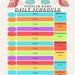 Toddler/kids Daily Schedule (girl Version) - Etsy UK