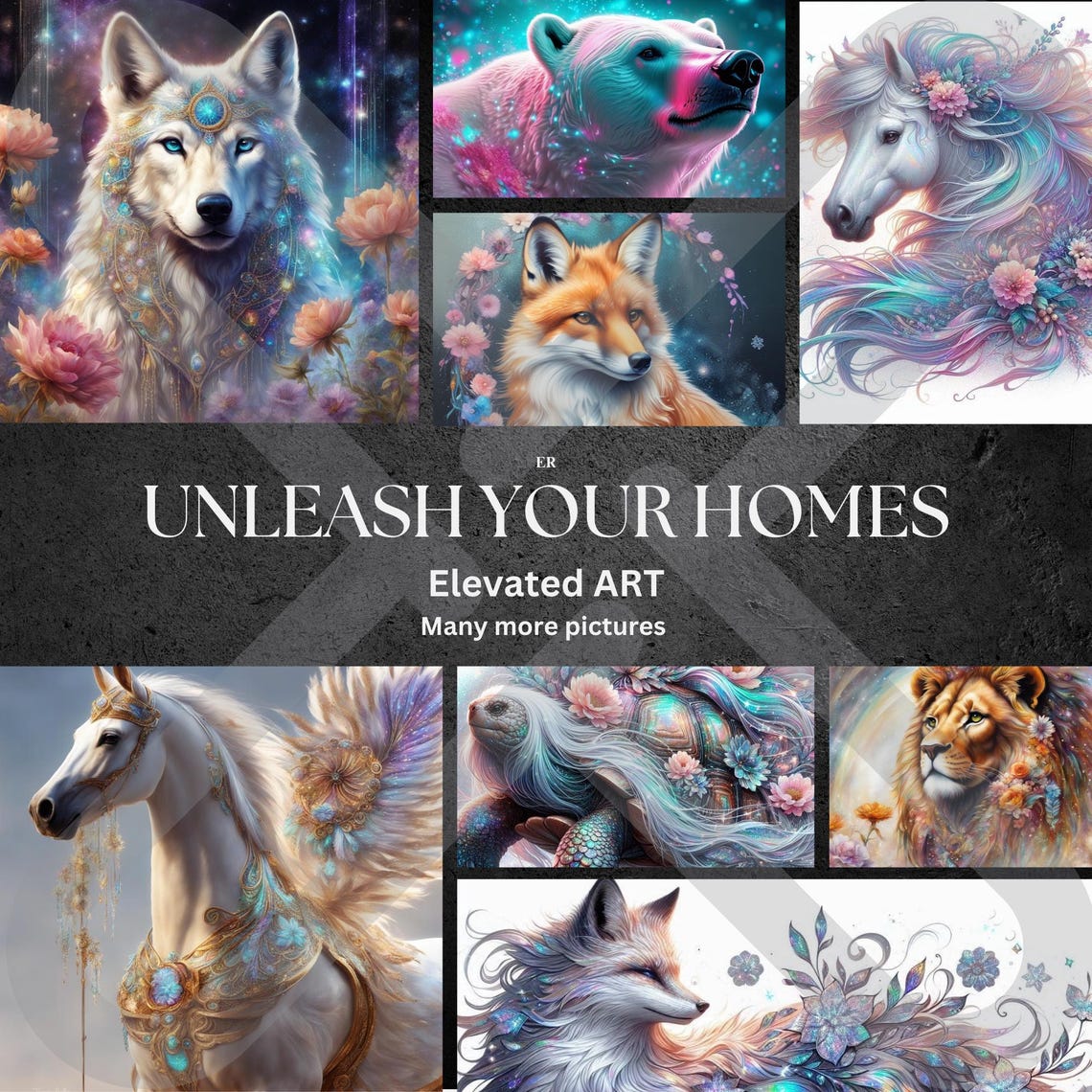 Ethereal Animal Kingdom Fantasy Wildlife and Nature Art Collection - Etsy