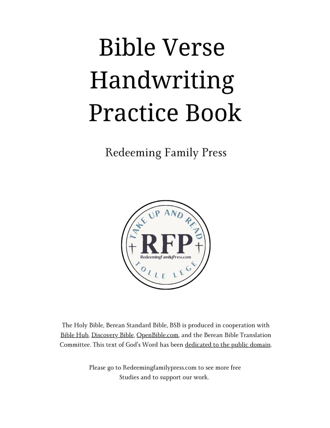 Bible Handwriting Practice Sheets - Etsy