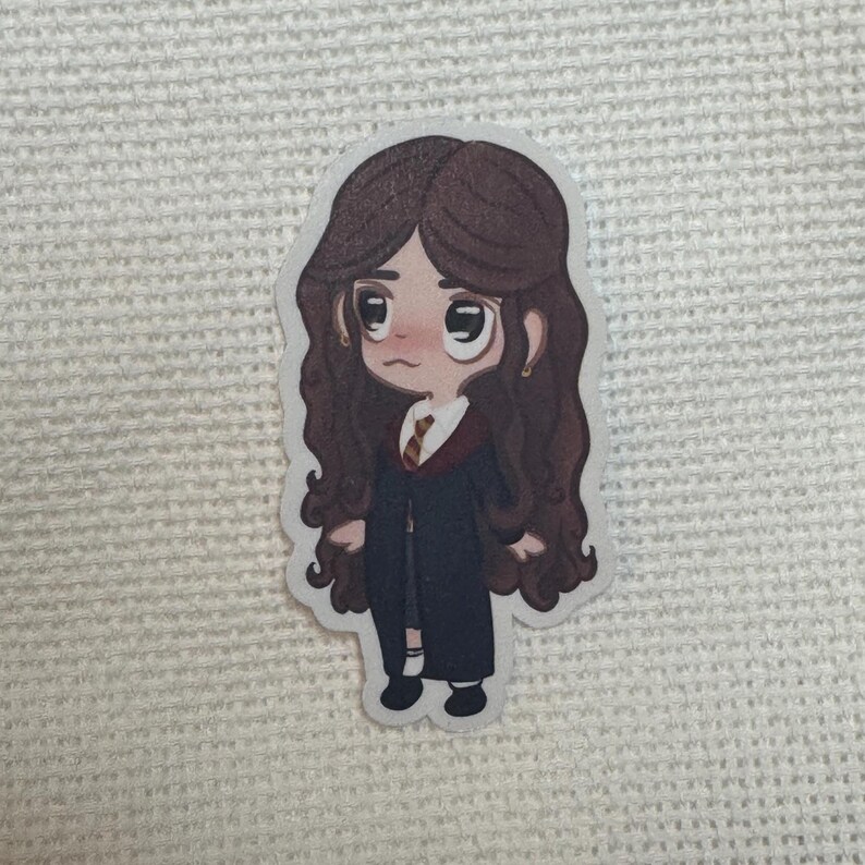 Hermione Granger and Draco Malfoy Chibi Vinyl Sticker | Dramione ...