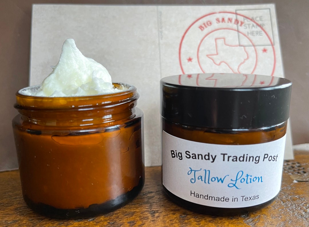 Small Batch Natural Tallow Body Lotion 2 Ounce Jar. - Etsy